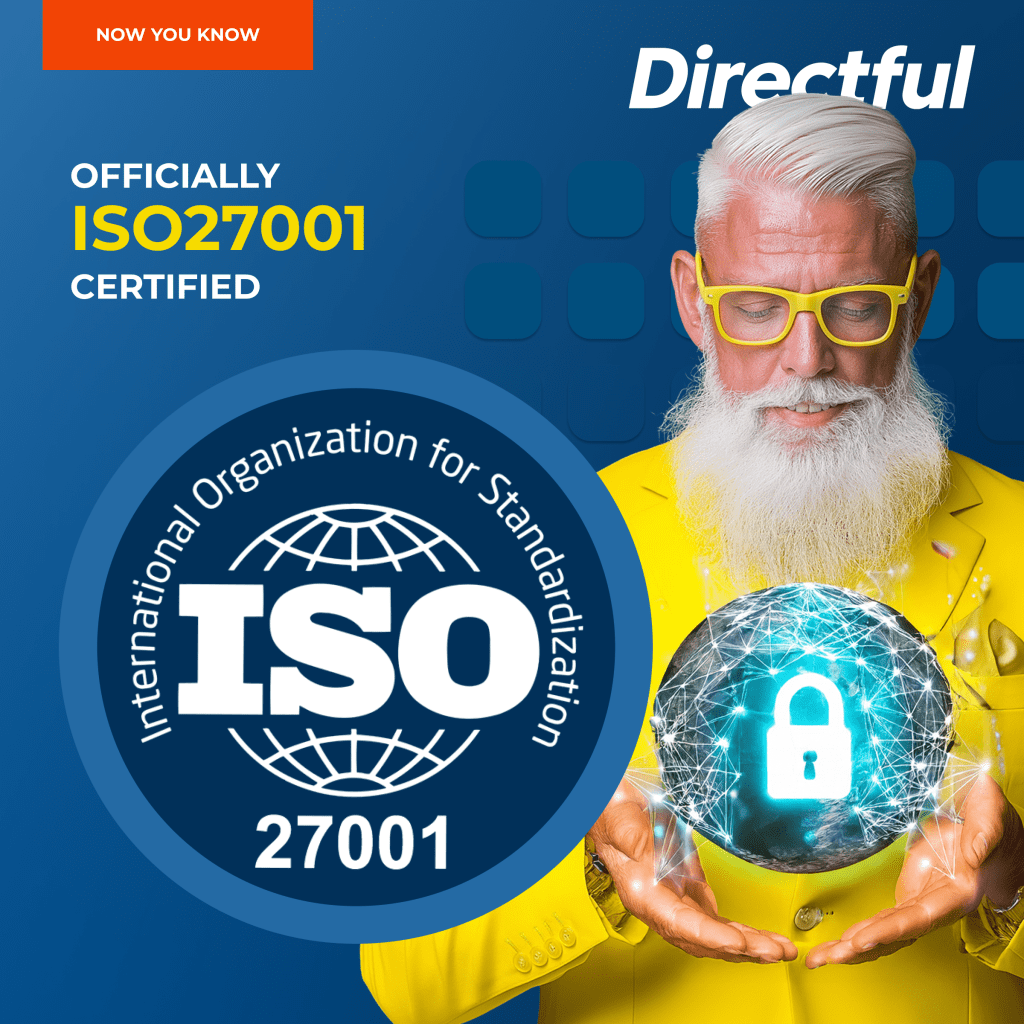 Directful Achieves ISO27001 Certification for Hotel Data Security